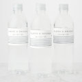 Sailboat coastal water bottle label | Zazzle