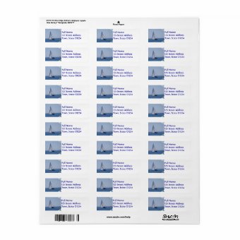 Sailboat Mailing Labels | Zazzle