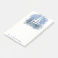 Sailboat Personalized Post It Note Pad | Zazzle