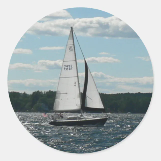 Sailboat Sticker | Zazzle