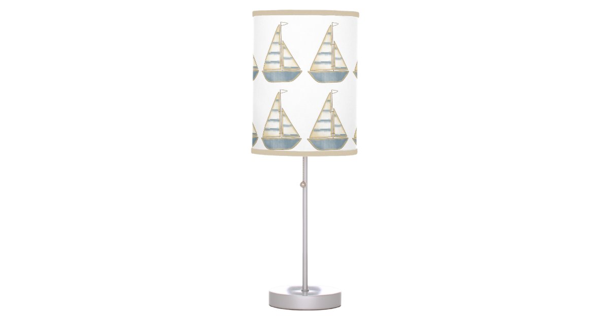 Sailboat table desk lamp | Zazzle
