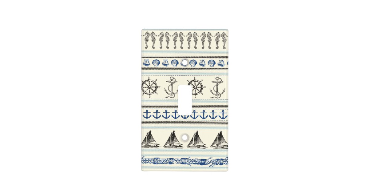 Sailing Anchor Nautical Light Switch Plate Cover | Zazzle