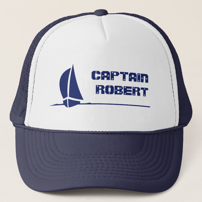 Sailing Boat Hat with customizable text | Zazzle.com