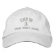 Sailing crew embroidered baseball hat | Zazzle