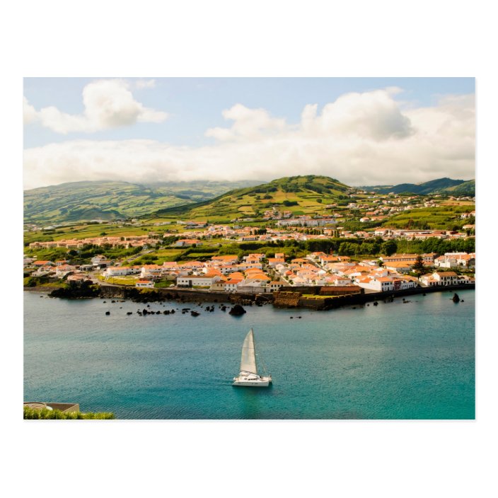 Sailing in Azores Postcard | Zazzle.com