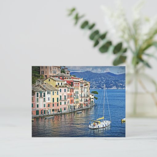 Sailing Portofino and the Italian Riviera Postcard | Zazzle