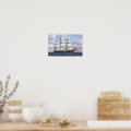 Sailing Ship Vintage Poster | Zazzle