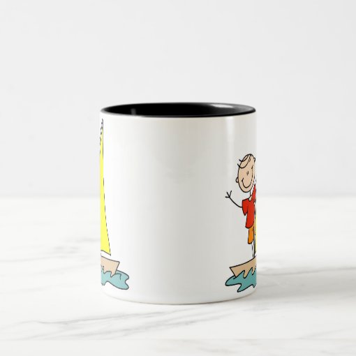 Sailing Stick Figure Mug | Zazzle