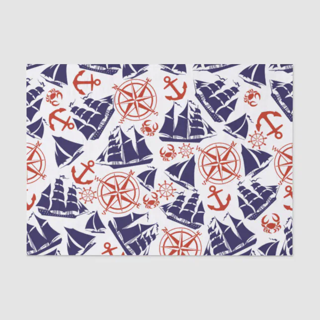 Sailing the Seas Tissue Paper | Zazzle