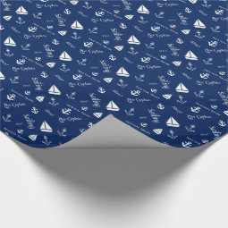 Sailing Themed Gift Wrap Wrapping Paper Nautical | Zazzle