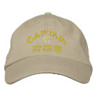 Sailors boat captains sailing embroidered baseball cap | Zazzle