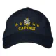 Sailors captain nautical motif embroidered baseball cap | Zazzle