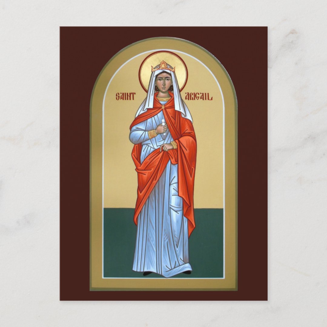 Saint Abigail Prayer Card | Zazzle