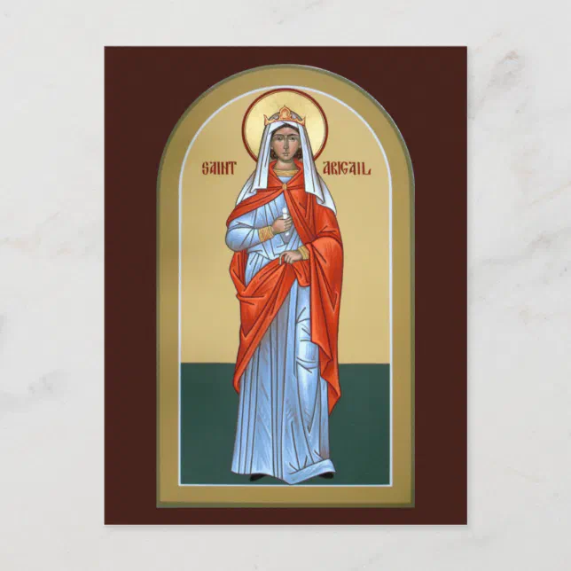 Saint Abigail Prayer Card | Zazzle