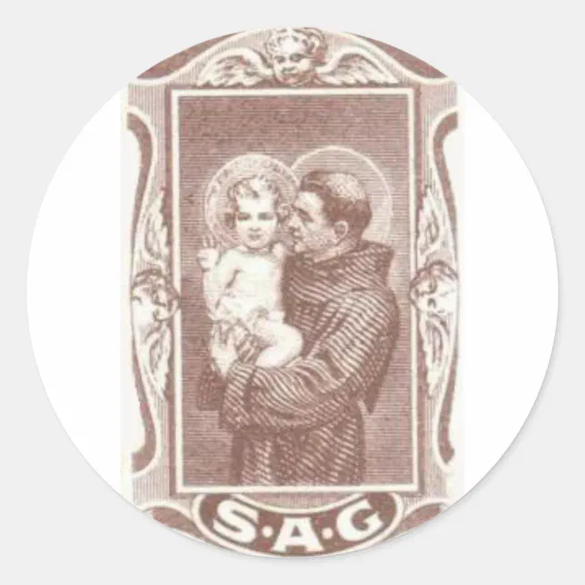 Saint Anthony Guide Stickers | Zazzle
