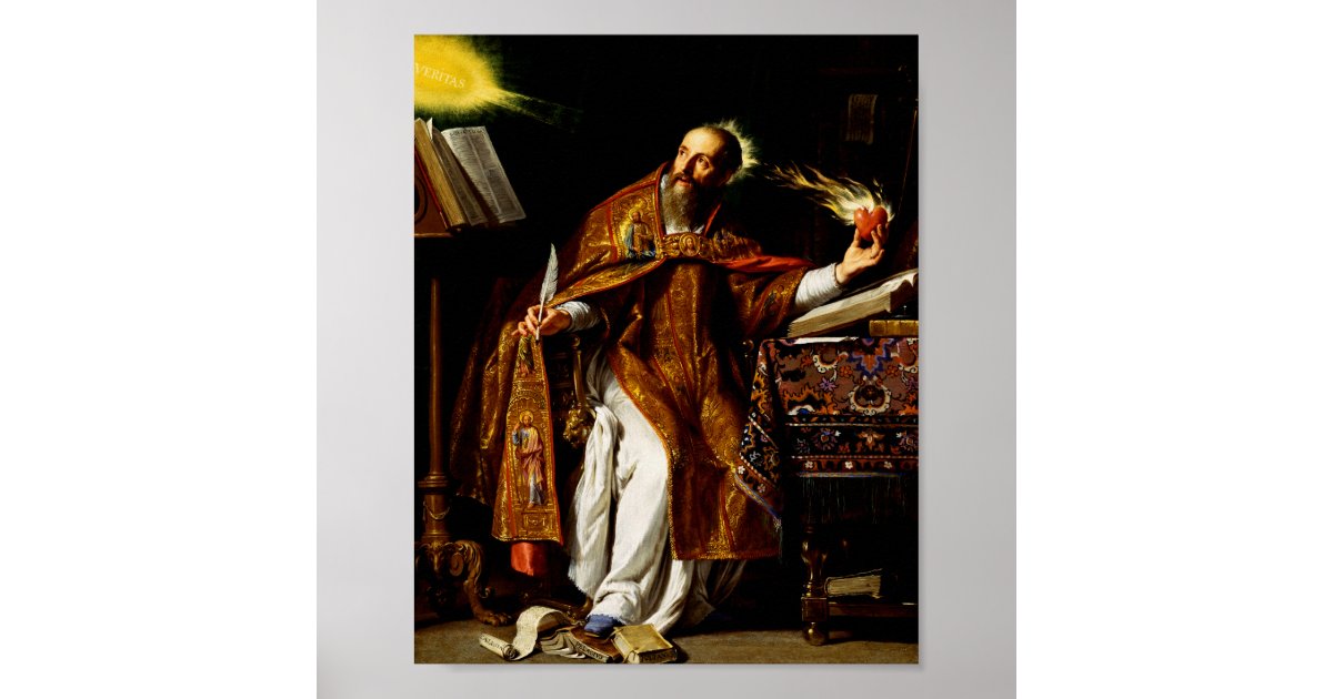 Saint Augustine of Hippo Poster | Zazzle