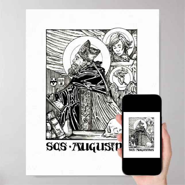 Saint Augustine of Hippo Poster | Zazzle
