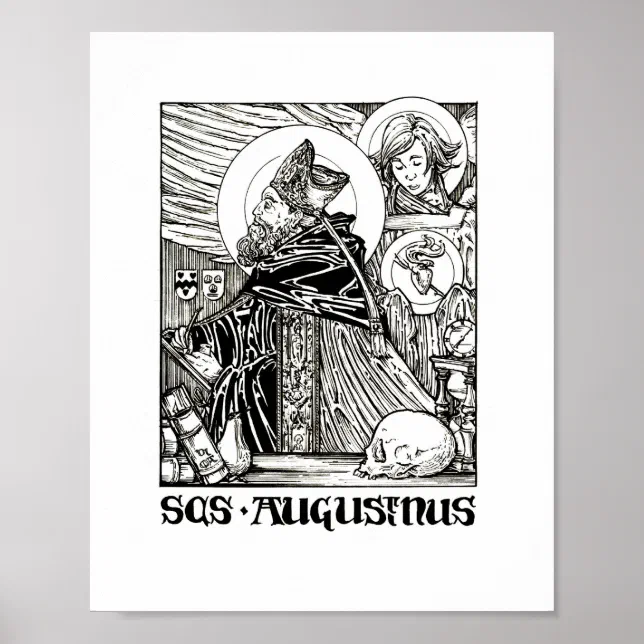 Saint Augustine of Hippo Poster | Zazzle