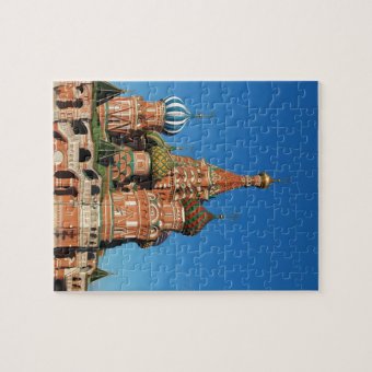 Saint Basil Cathedral Red Square Moscow Russian Jigsaw Puzzle | Zazzle