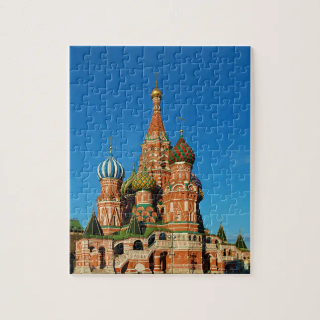 Saint Basil's Cathedral Moscow Russia Jigsaw Puzzle | Zazzle