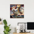 “Saint Bride” Angel Art by John Duncan Poster | Zazzle