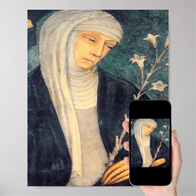 Saint Catherine Of Siena Poster | Zazzle
