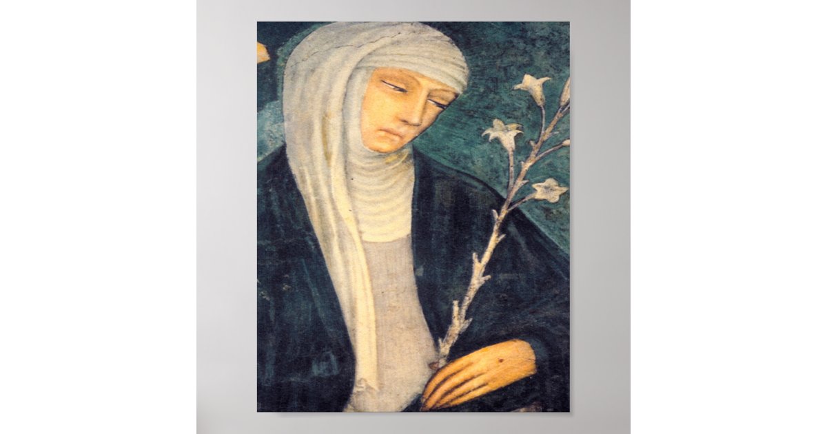 Saint Catherine Of Siena Poster | Zazzle
