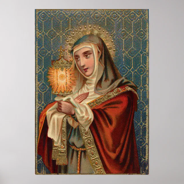 Saint Clare of Assisi Poster | Zazzle