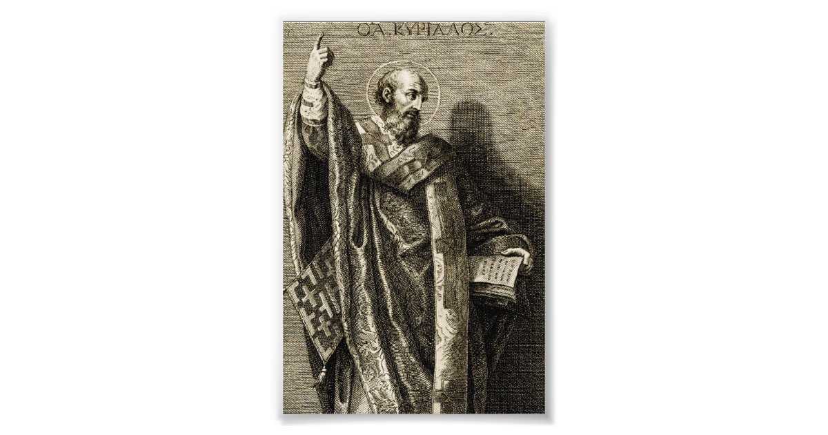 Saint Cyril of Jerusalem Confessor Photo Print | Zazzle