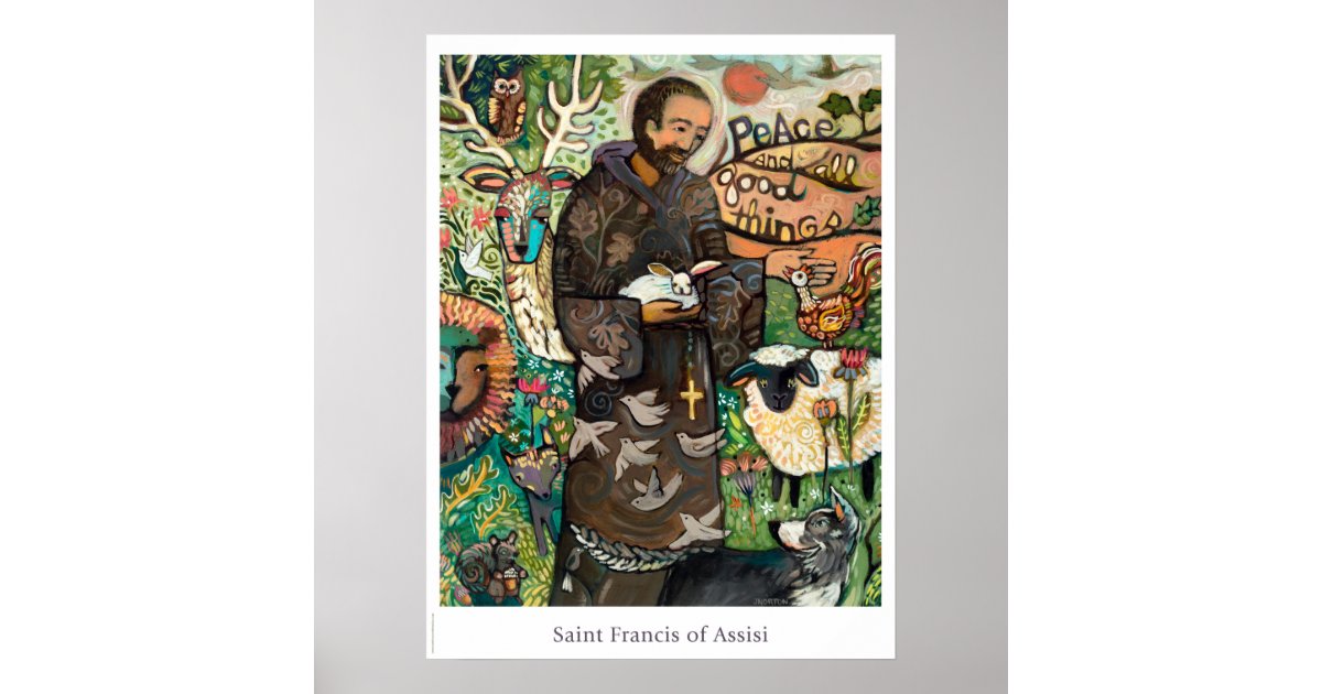 Saint Francis Catholic Classroom Poster | Zazzle