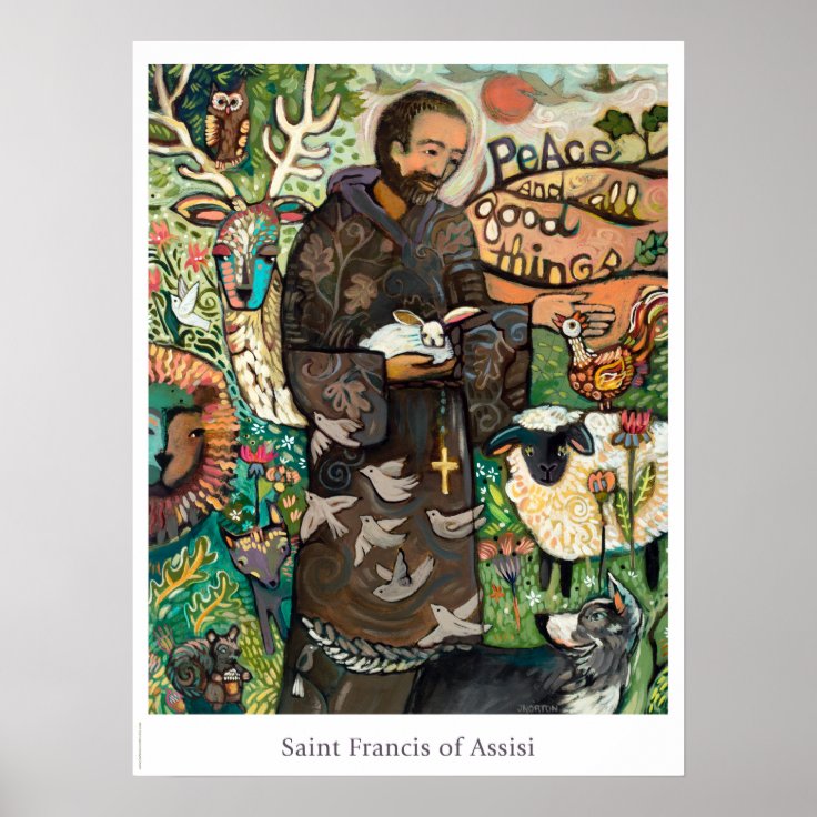 Saint Francis Catholic Classroom Poster | Zazzle