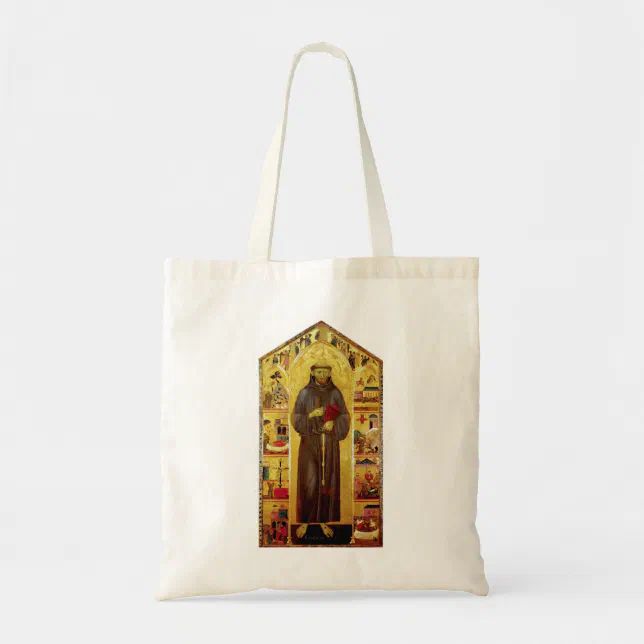 Saint Francis of Assisi Medieval Iconography Tote Bag | Zazzle