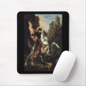 Saint George & the Dragon Gustave Moreau Fine Art Mouse Pad | Zazzle