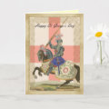 Saint George's Day card, St. George carda Card | Zazzle