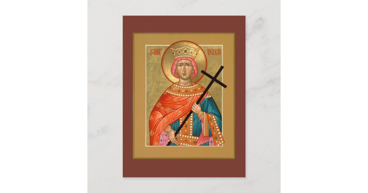 Saint Helen Prayer Card | Zazzle