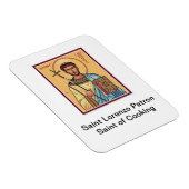 Saint Lorenzo Patron Saint of Cooking magnet | Zazzle