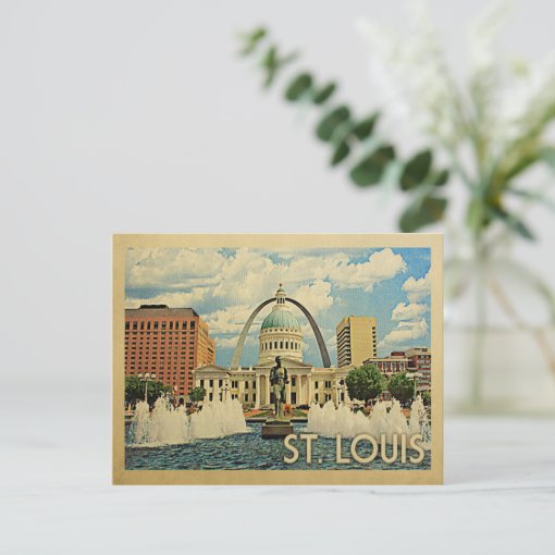 Saint Louis Missouri Vintage Travel Postcard | Zazzle