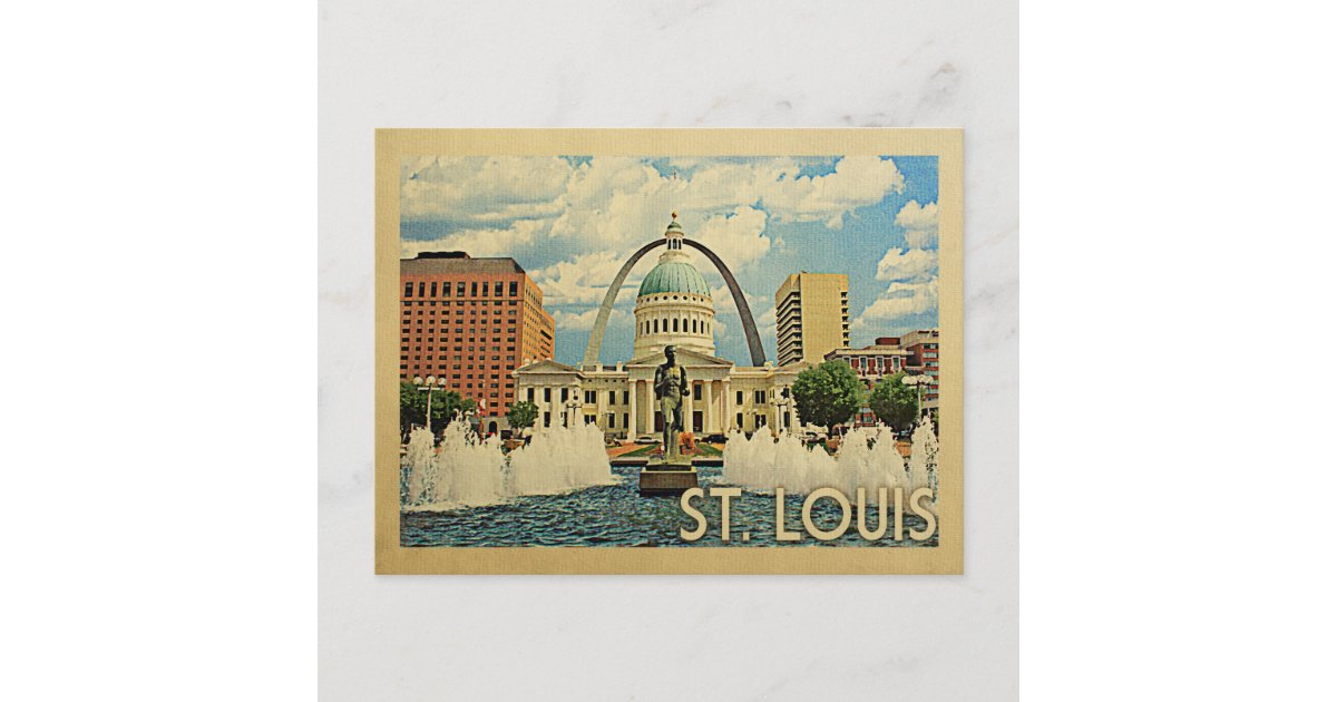 Saint Louis Missouri Vintage Travel Postcard | Zazzle
