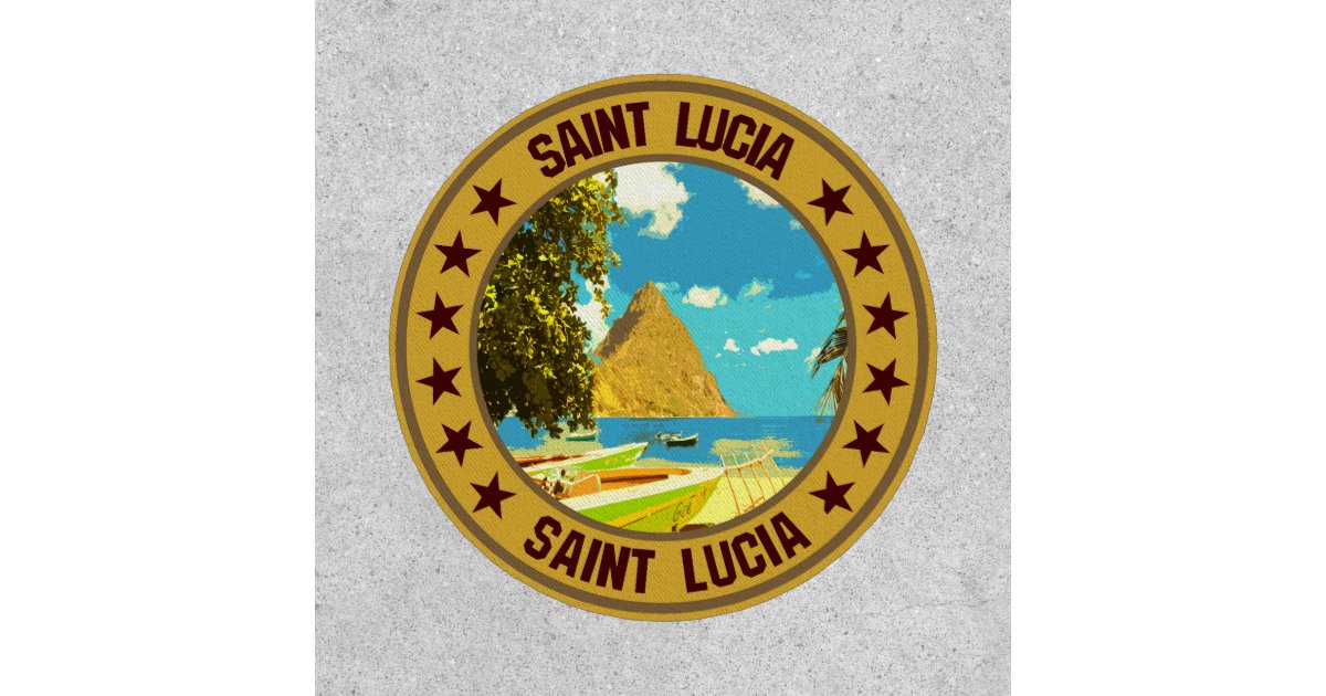 Saint Lucia Patch | Zazzle