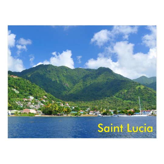 Saint Lucia Postcard | Zazzle.com