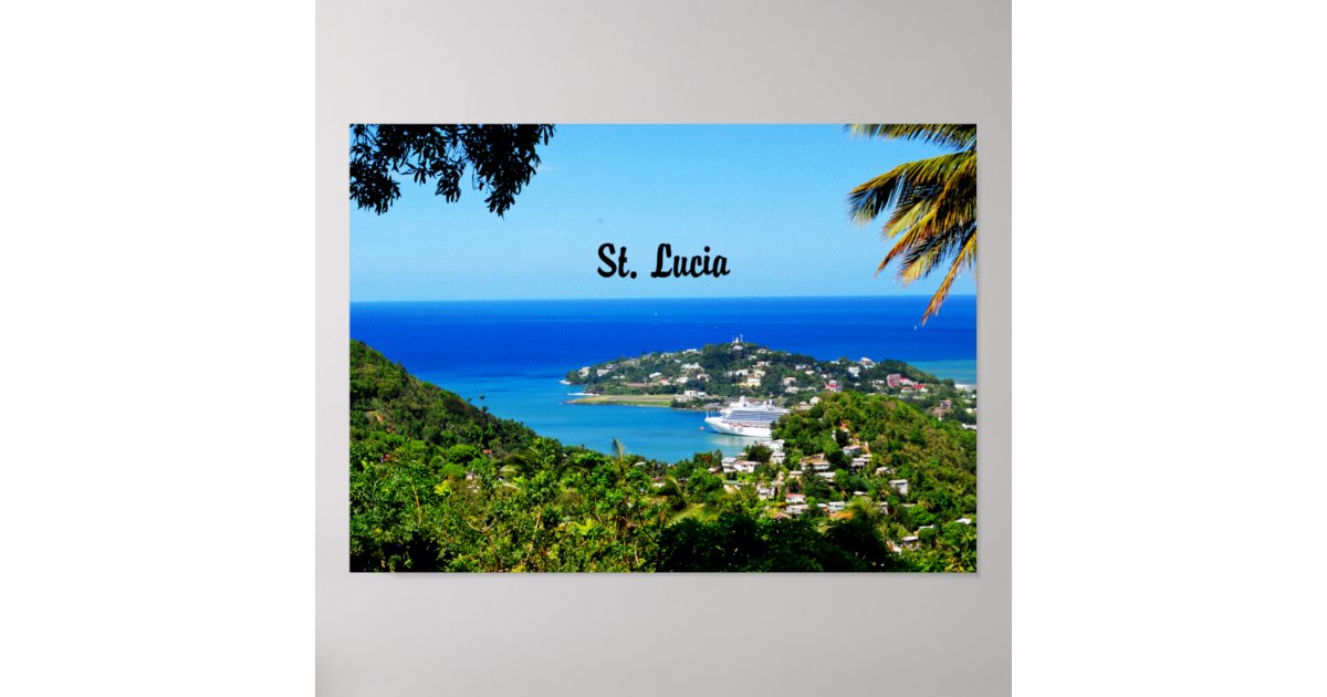 Saint Lucia Poster | Zazzle