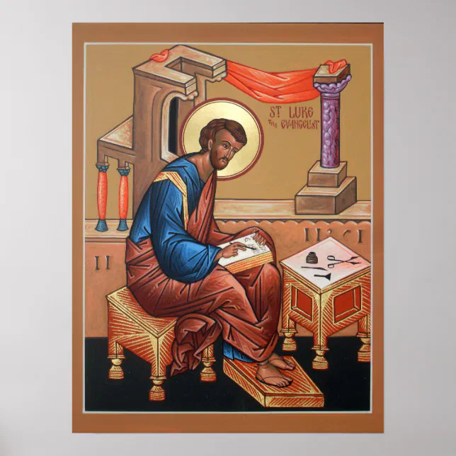 Saint Luke the Evangelist Poster | Zazzle