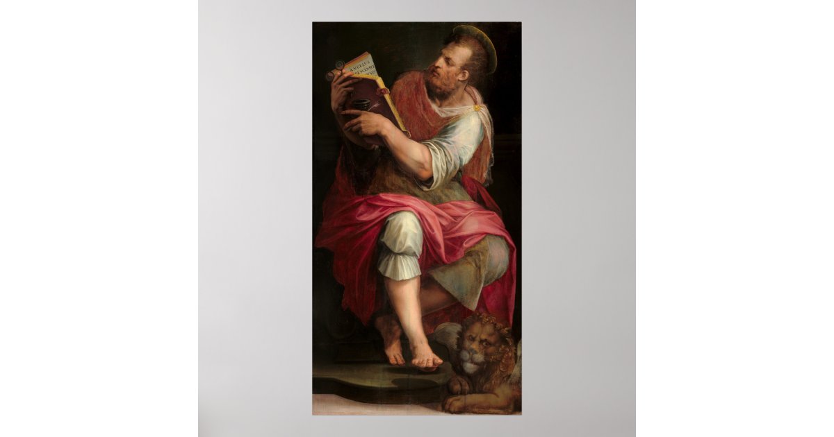 Saint Mark - Giorgio Vasari Fine Art Poster | Zazzle