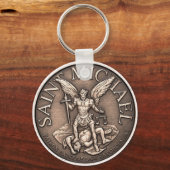 Saint Michael Keychain | Zazzle