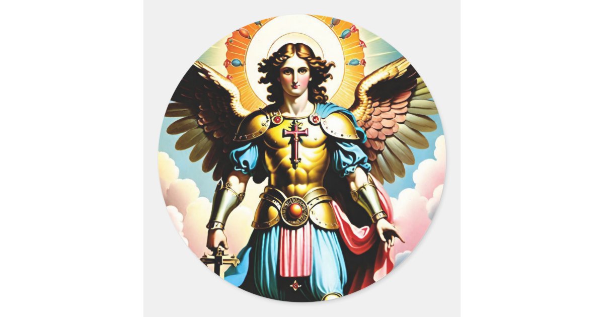 Saint Michael Sticker | Zazzle
