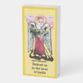 Saint Michael the archangel icon Wooden Box Sign | Zazzle