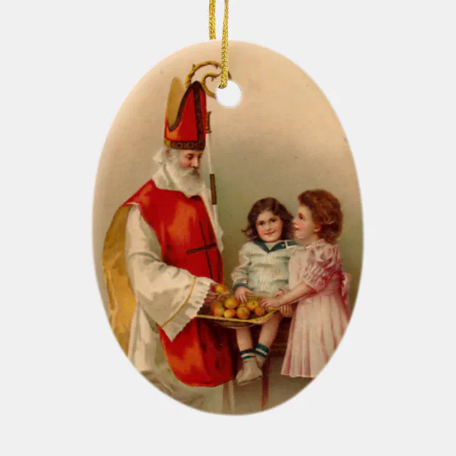 Saint Nicholas Christmas Tree Ornament | Zazzle
