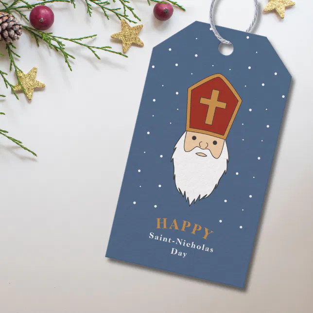 Saint Nicholas Day Gift Tag | Zazzle