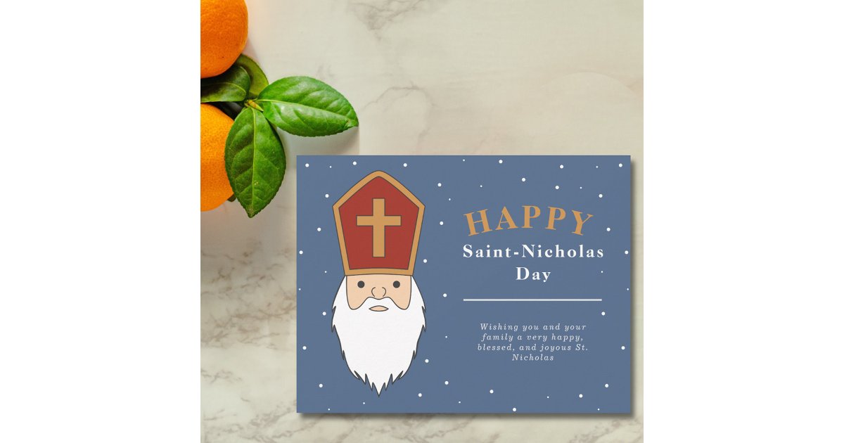 Saint Nicholas Day Greeting Card | Zazzle