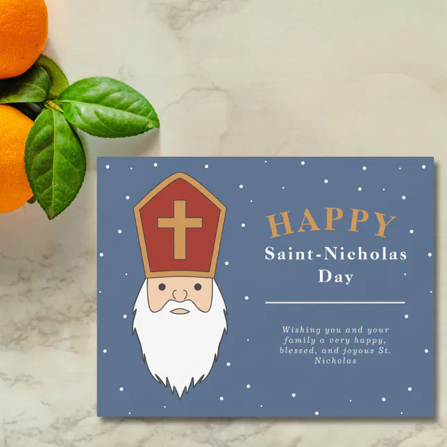Saint Nicholas Day Greeting Card | Zazzle
